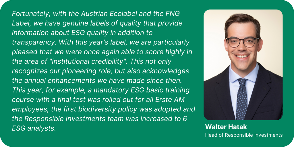 FNG Label: 17 top marks for our sustainable funds - Erste Asset ...